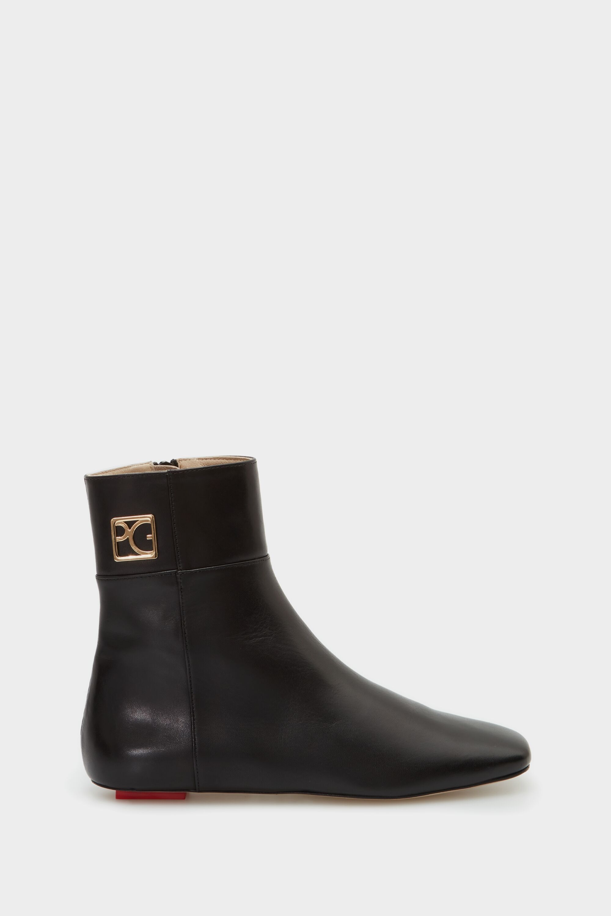 Cubo PG leather ankle boots black - Purificacion Garcia United Kingdom