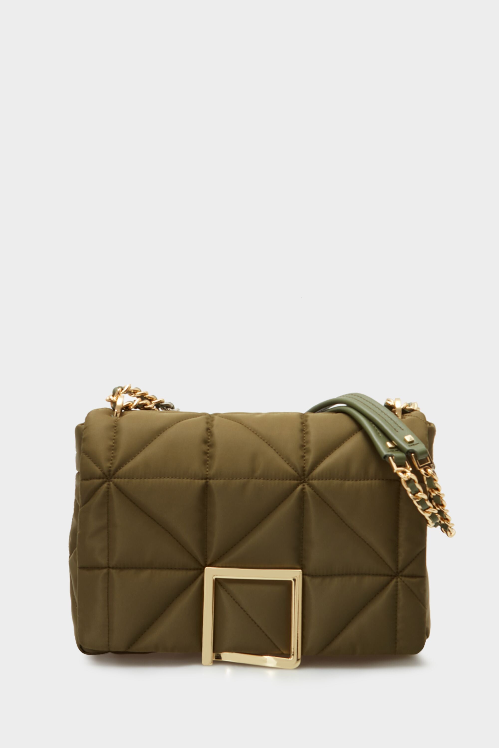 Homenaje Acolchado shoulder bag khaki - Purificacion Garcia United States