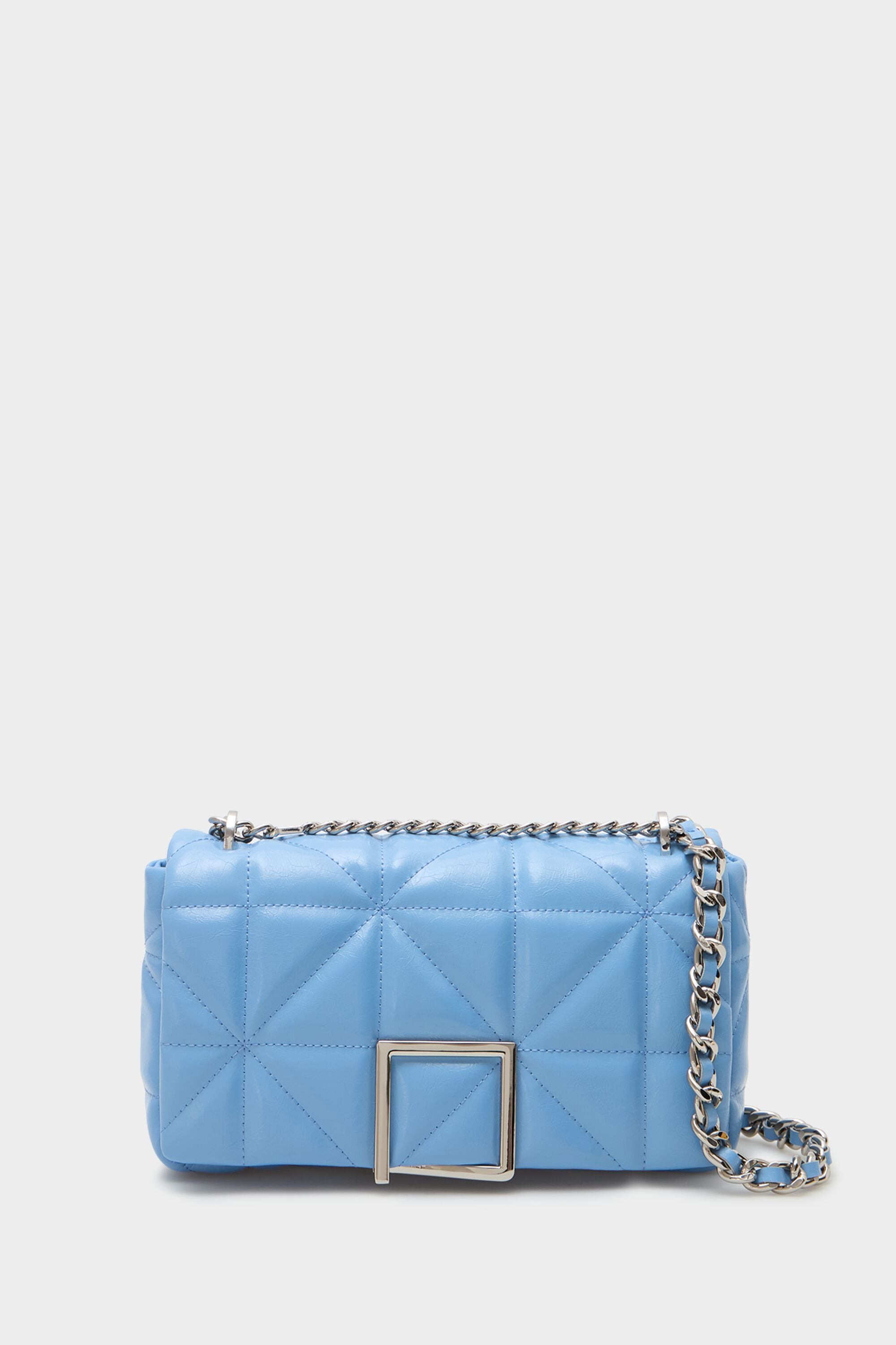 Homenaje Acolchado shoulder bag blue - Purificacion Garcia United Kingdom