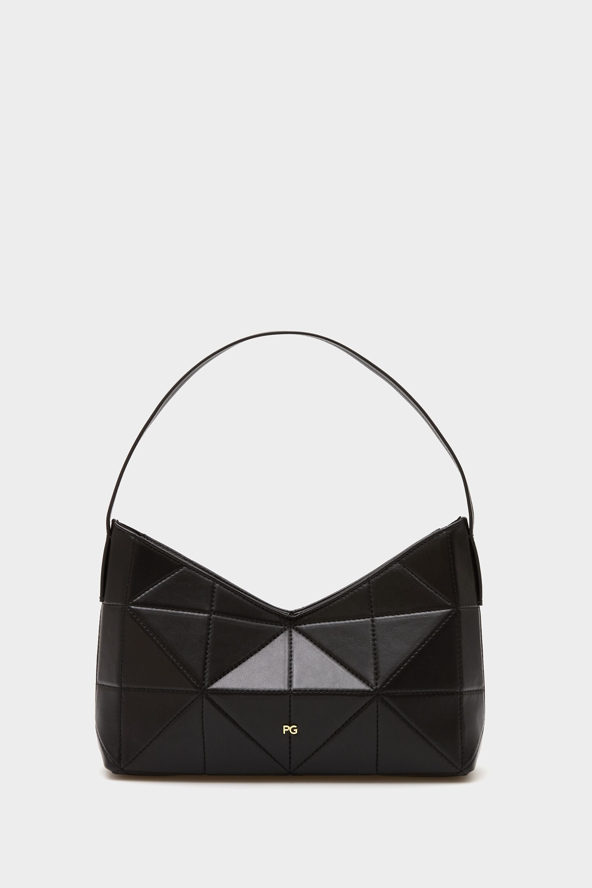Bolso de hombro Origami negro - Purificacion Garcia España