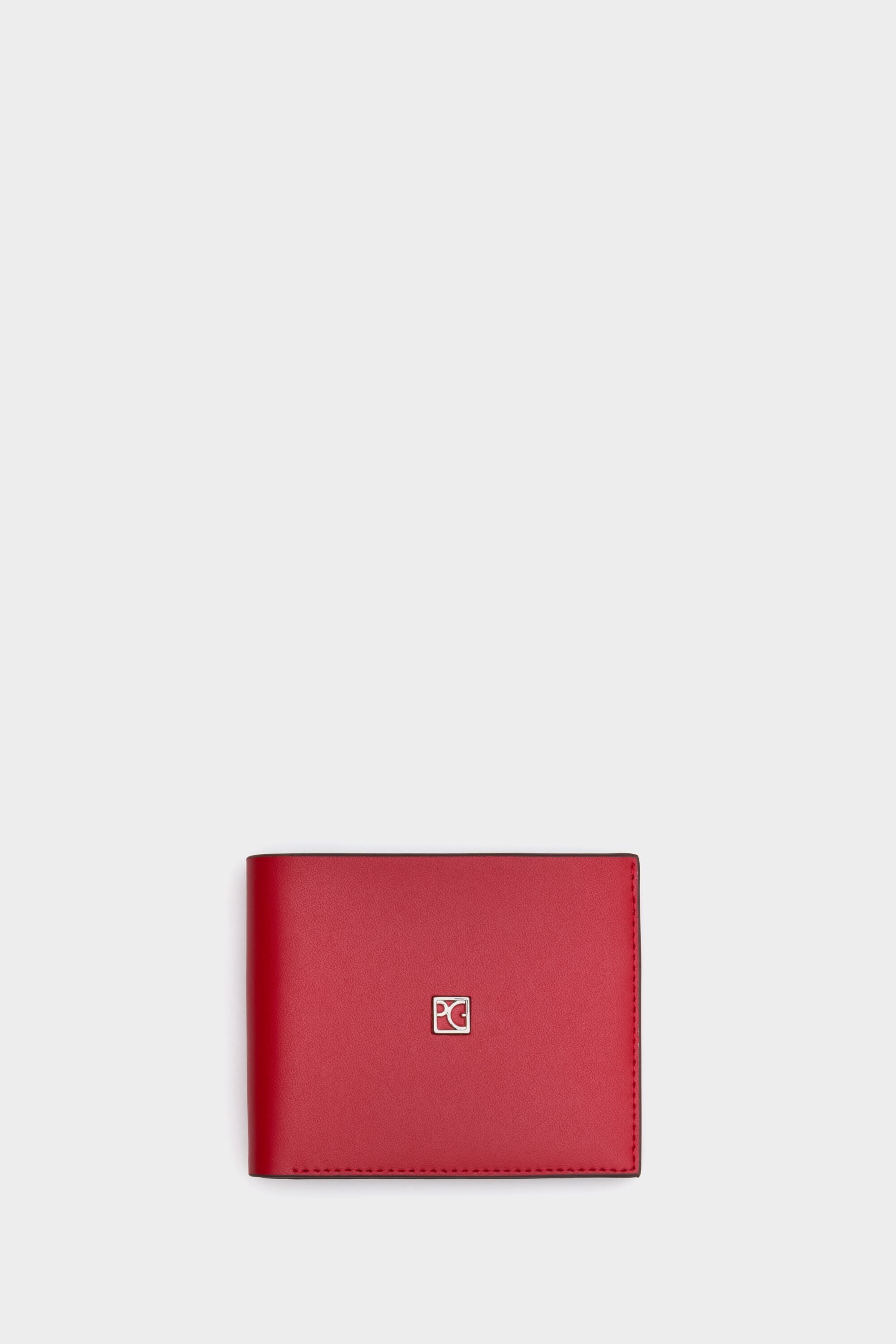Cubo PG fold wallet red - Purificacion Garcia United States