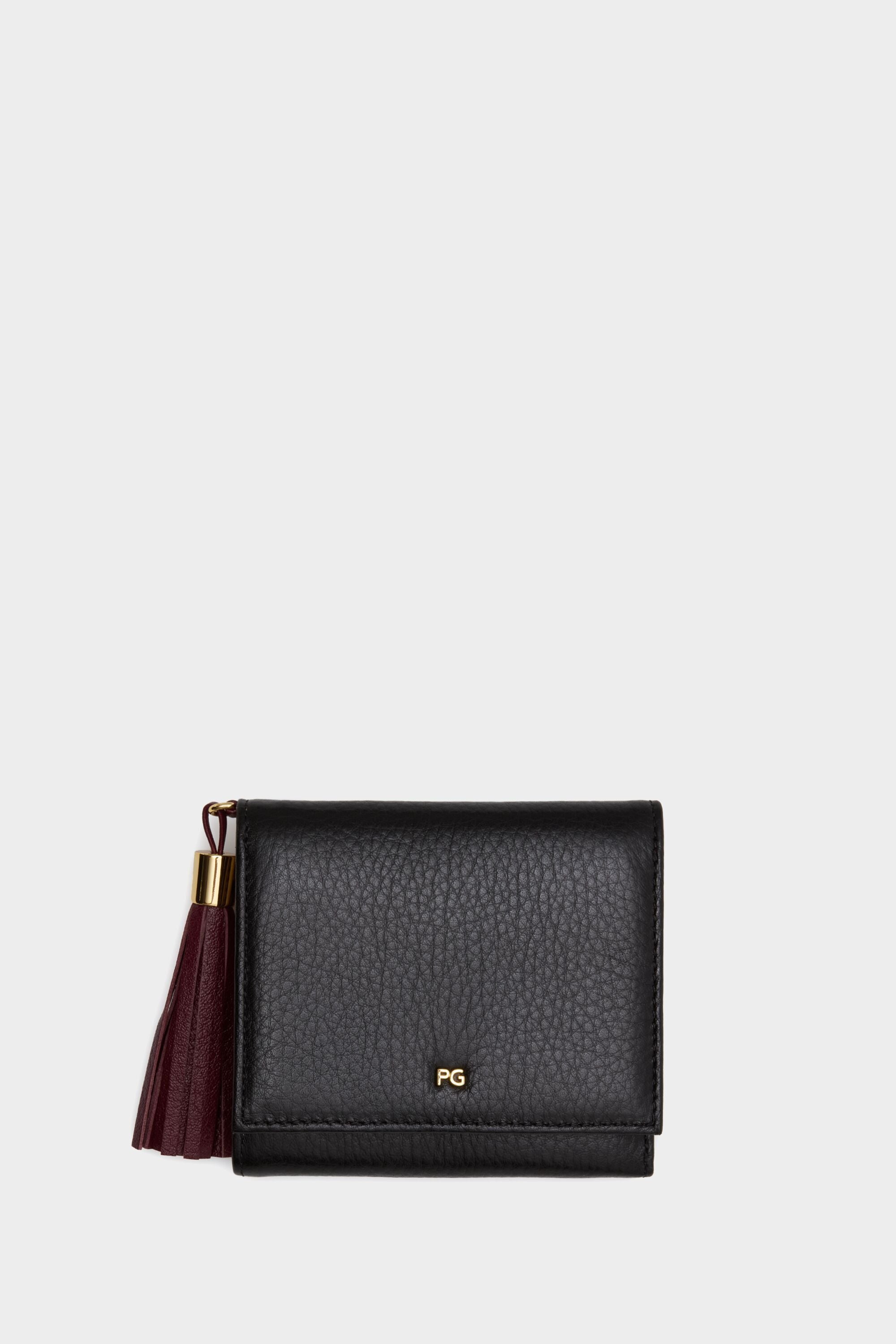 Samburu fold over Japanese wallet black - Purificacion Garcia United States