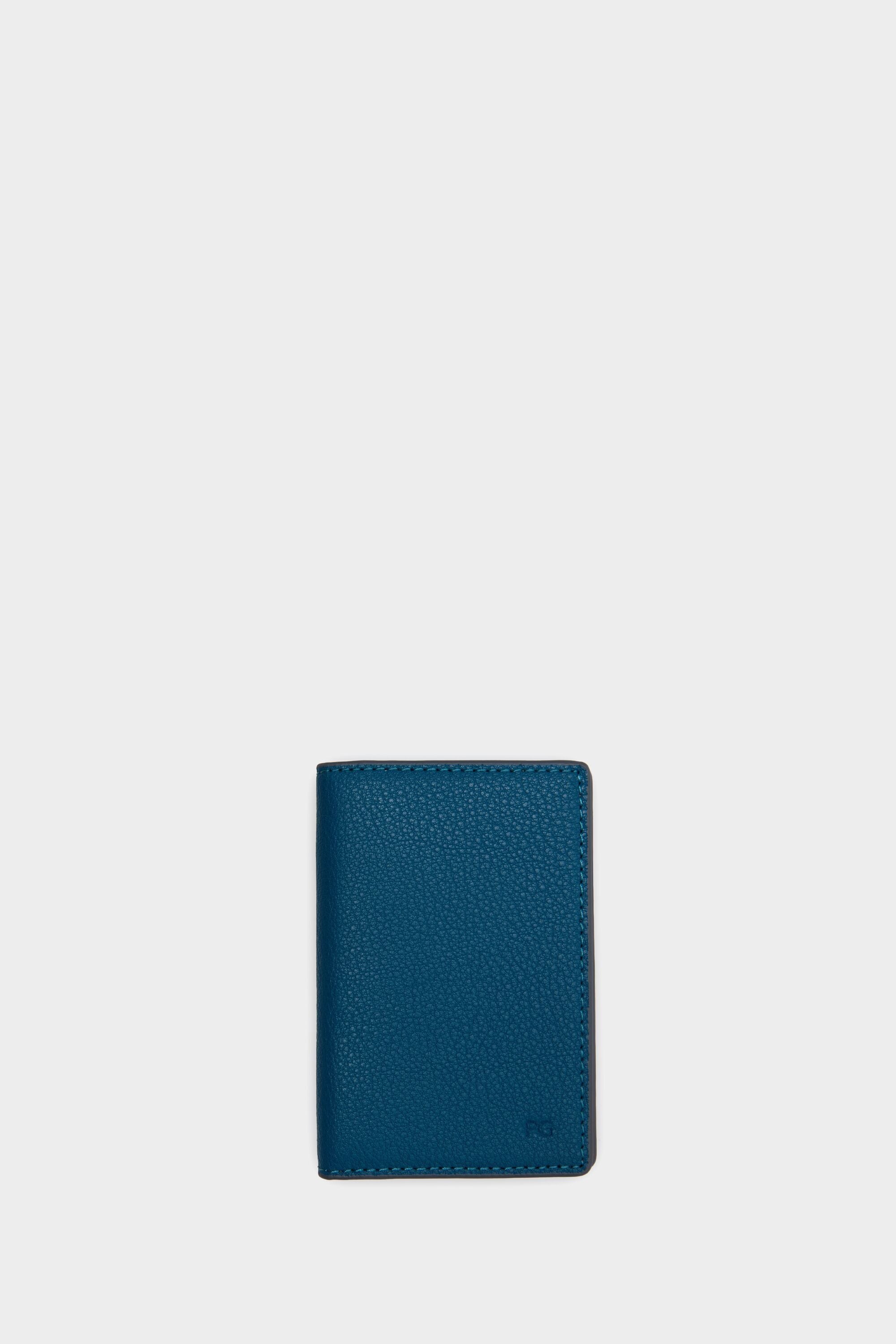Tándem fold over card holder petrol blue - Purificacion Garcia United ...