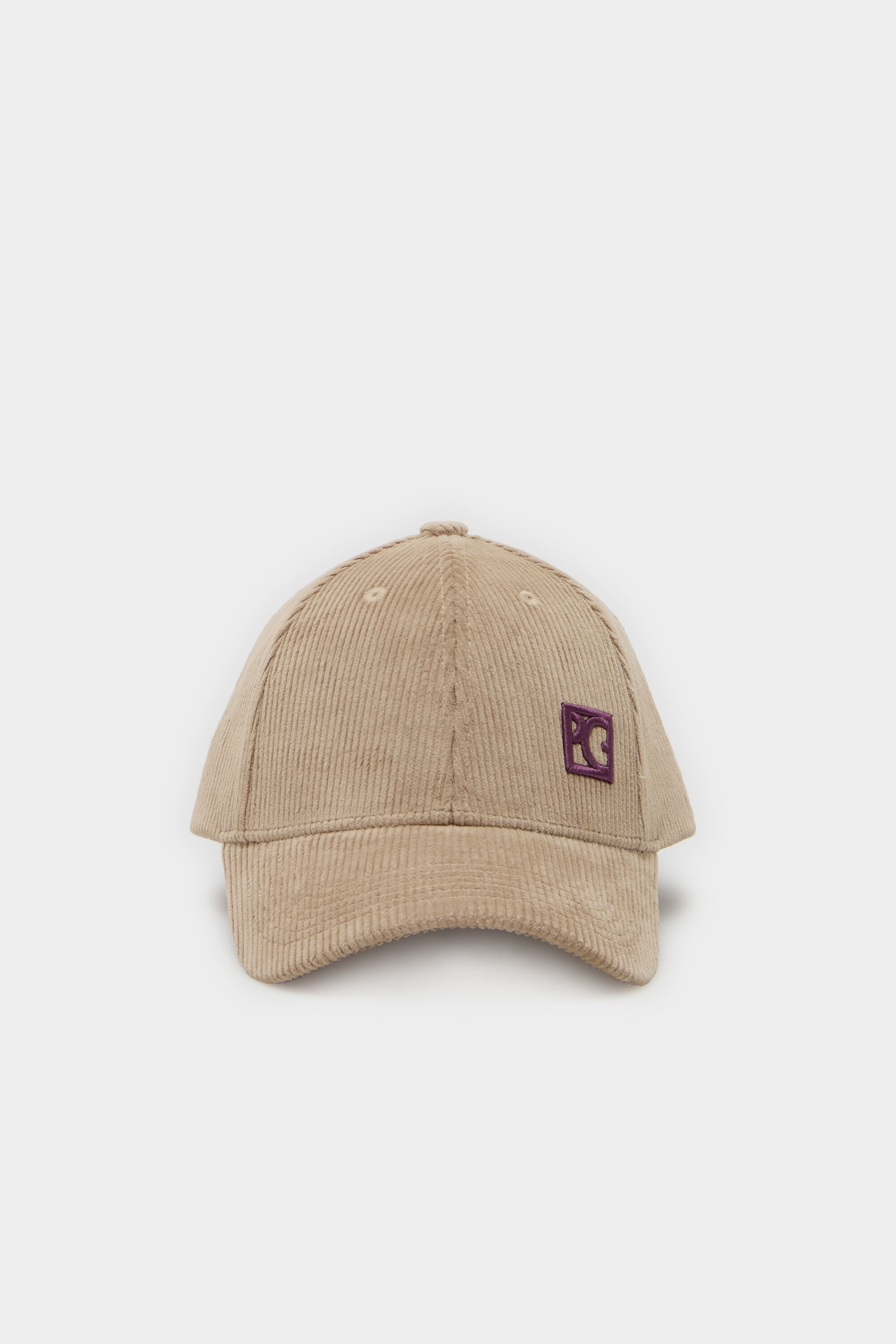 PG Cube baseball cap beige/purple - Purificacion Garcia United States