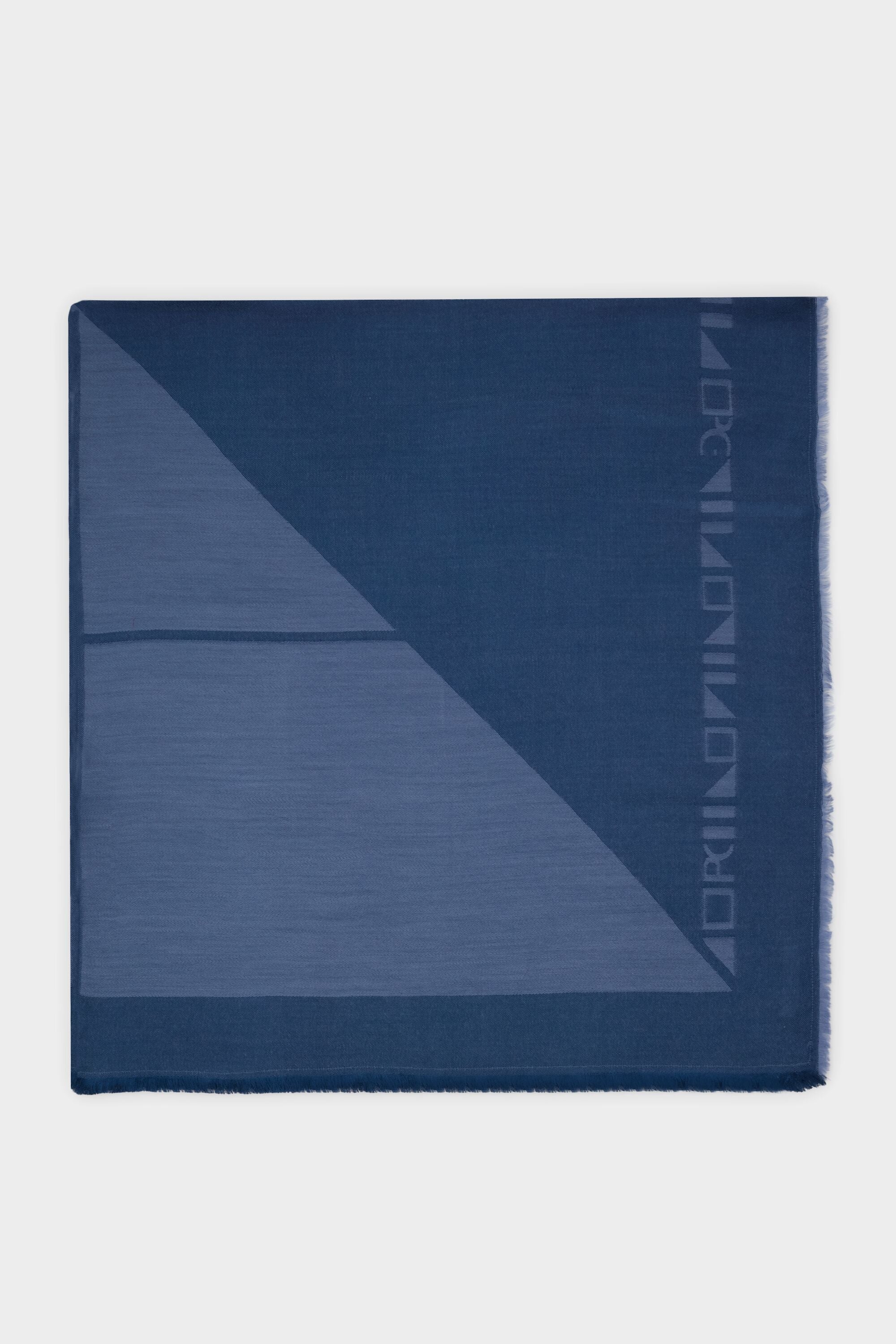 Chal lana seda 140 Origami azul - Purificacion Garcia México